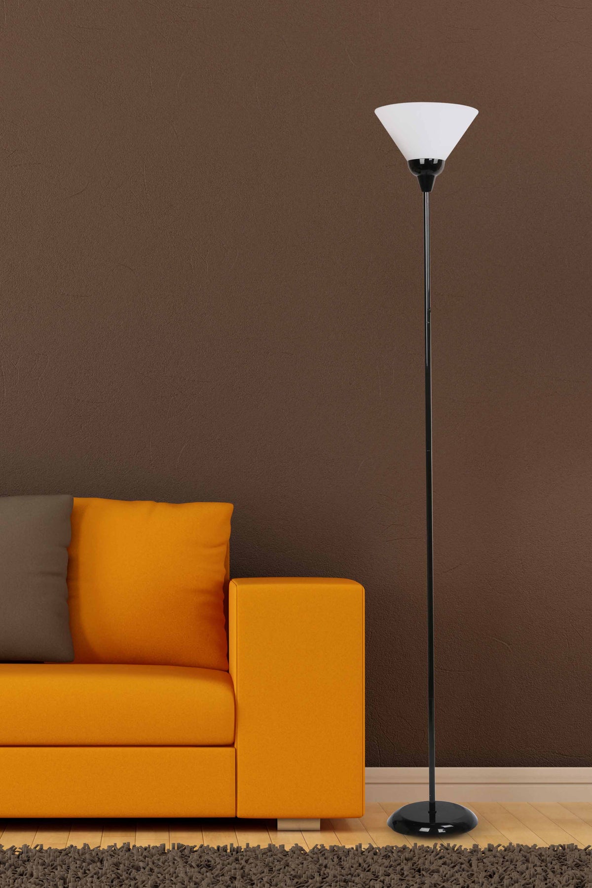 Milano Royale Free Standing 180cm Uplighter Floor Lamp — Ontrendideas Home